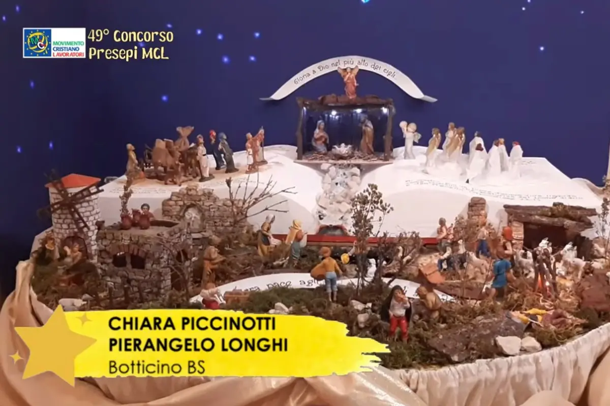 Concorso Mcl di Natale, il presepe di Chiara Piccinotti e Pierangelo ...